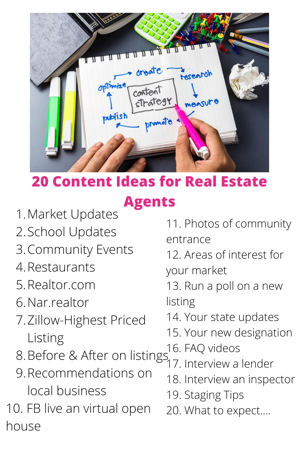 20 Content ideas for Real Estate Posts – ashrealty.group